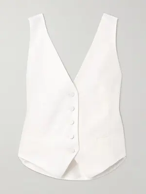 Nina Ricci Open-back Vest - White