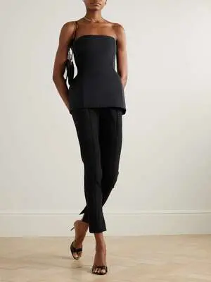Magda Butrym Grain De Poudre Cotton Bustier Top