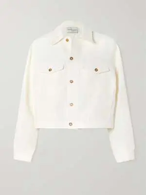 Loulou De Saison Kerria Dupioni Jacket - Ivory