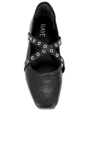 Raye Ralphie Flat With Gold-tone Grommets