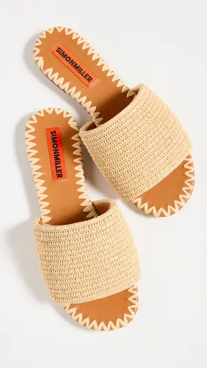 SIMONMILLER Raffia Salerno Sandals