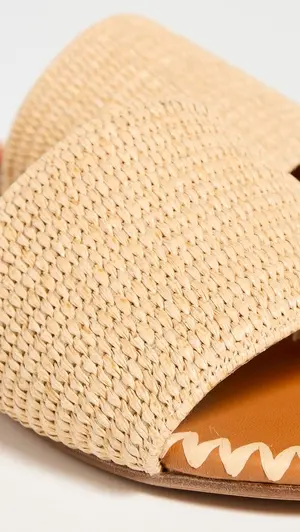 SIMONMILLER Raffia Salerno Sandals