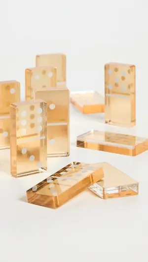 TIZO DESIGN Tizo Gold Domino Set Gold
