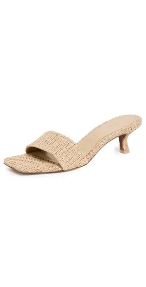 Cult Gaia Ada Raffia Sandals
