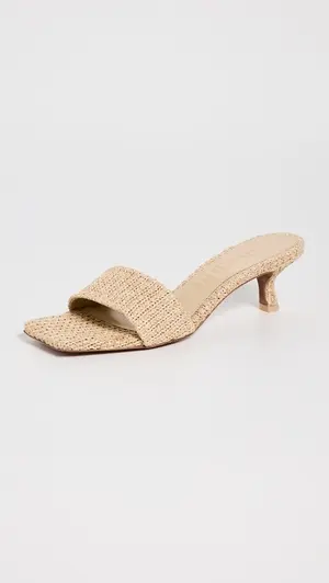 Cult Gaia Ada Raffia Sandals