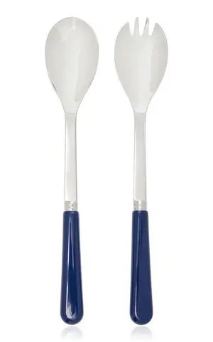 SABRE Two-piece Pop Stainless Steel Salad Set - Blue
