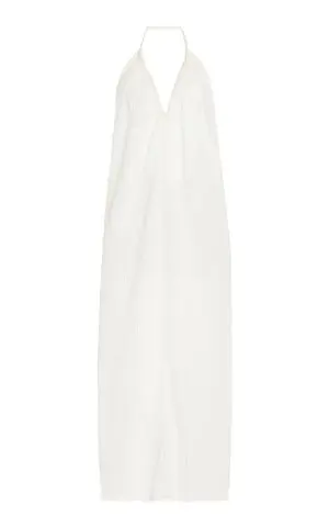 Bite Studios Textured Cotton-silk Maxi Dress