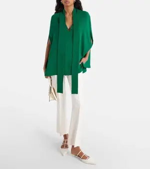 Valentino Garavani Rockstud Wispy 20 Leather Mules - White