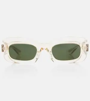 Khaite X Oliver Peoples 1966c Rectangular Sunglasses - Transparent