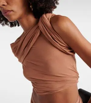 Rick Owens Sienna Jersey Crop Top