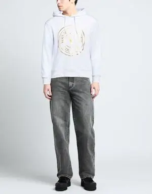 Versace Sweatshirt With Metallic Print - White