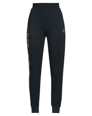 EA7 EA7 Light Cotton And Elastane Track Pants Navy Blue