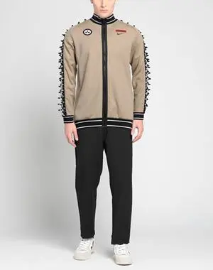Nike Multicolor Fleece And Nylon Sweatshirt - Beige
