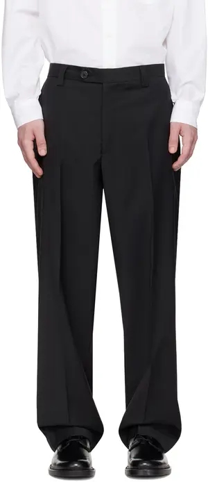 MFPEN Mfpen Black Studio Trousers - Black