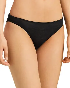 Hanro Ultralight Cotton Bikini - Black