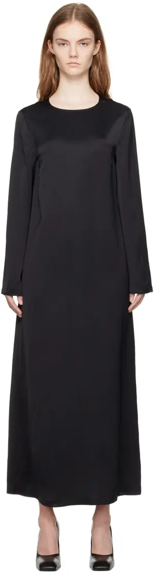 RÓHE Róhe Crewneck Maxi Dress - 138 Noir