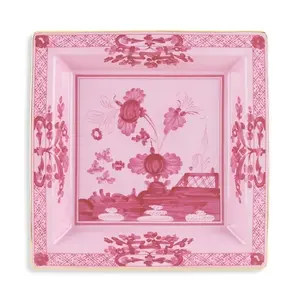 GINORI 1735 Oriente Italiano Large Square Change Tray Porpora