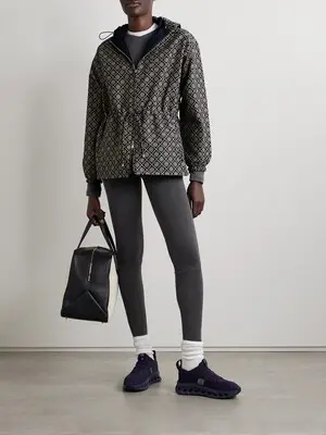 Tory Burch Reversible Twill-jacquard Jacket