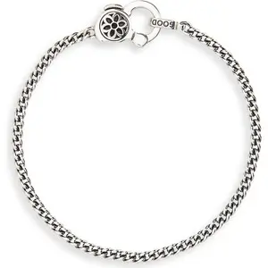 Good Art Hlywd Rosette Curb Chain Bracelet - Sterling Silver