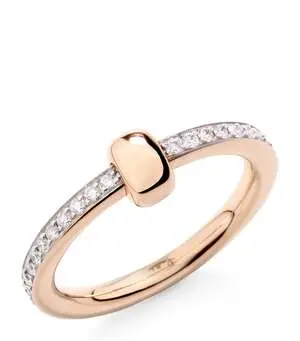 Pomellato And Diamond Together Ring - Rose Gold