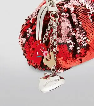 Max Mara Small Sequinned Pasticcino Bag