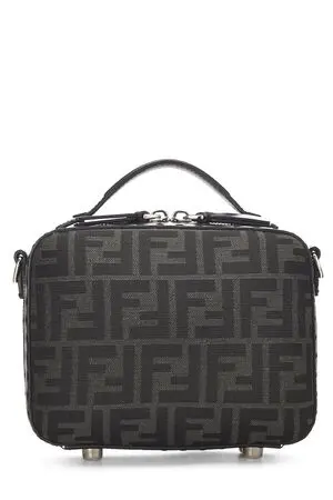 Fendi Zucca Canvas Suitcase - Black