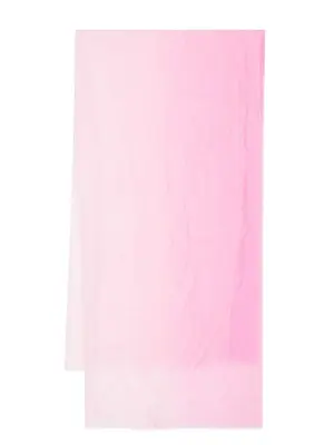 N.peal Gradient-effect Cashmere Scarf - Pink