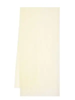 N.peal Dip Dye Ombré Cashmere Scarf - Yellow