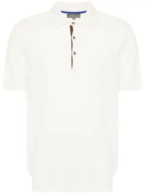 N.peal Polzeath Cotton-cashmere Polo Shirt - Neutrals