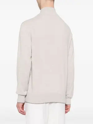 N.peal Knightsbridge Zip-up Cardigan - Neutrals