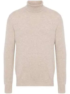 N.peal Trafalgar Roll-neck Jumper - Brown