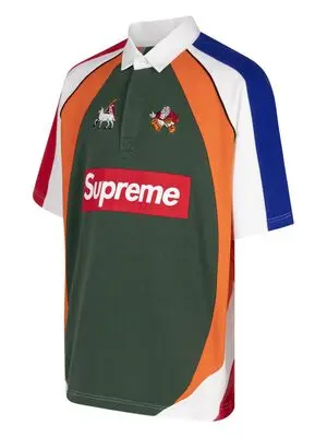 Supreme Rugby ""ulticolor"" Ebroidered Polo Shirt