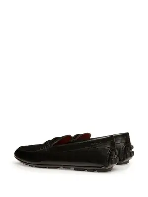 Bally Kerbs Leather Driving Loafers - Black