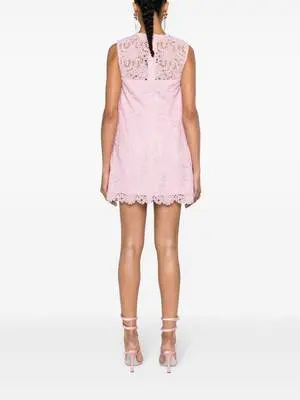 SELF-PORTRAIT A-line Lace Mini Dress