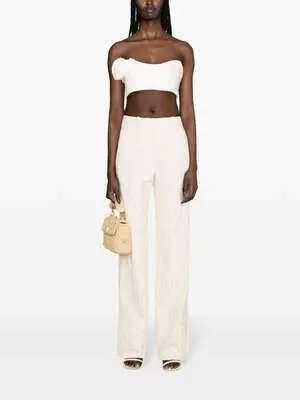 Valentino Garavani Toile Iconographe Flocked Tailored Trousers