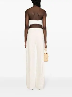 Valentino Garavani Toile Iconographe Flocked Tailored Trousers