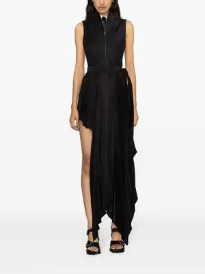 PETER DO Sliced Pleated Wrap Skirt
