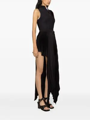 PETER DO Sliced Pleated Wrap Skirt