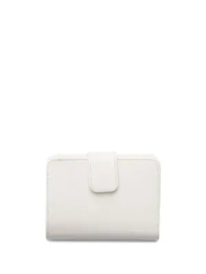 Prada Small Triangle-logo Leather Wallet - White