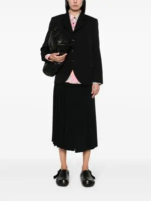 Comme Des Garçons Single-breasted Wool Blazer