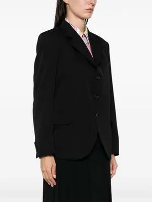 Comme Des Garçons Single-breasted Wool Blazer