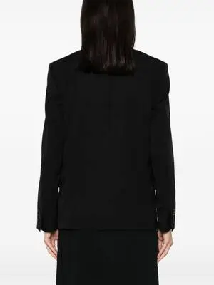 Comme Des Garçons Single-breasted Wool Blazer