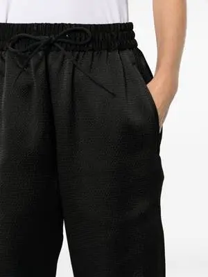 Y3 Logo-print Seersucker Track Pants