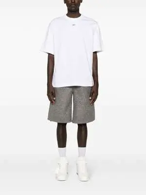 Off-White Logo-print Cotton T-shirt - White