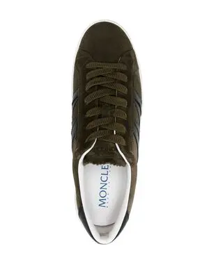 Moncler Monaco Suede Sneakers