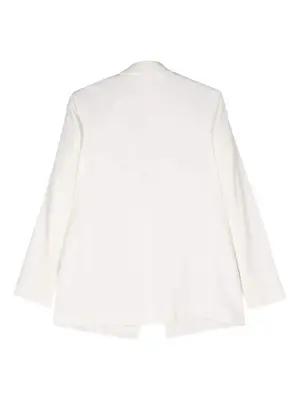 LANVIN Rose-button Single-breasted Blazer