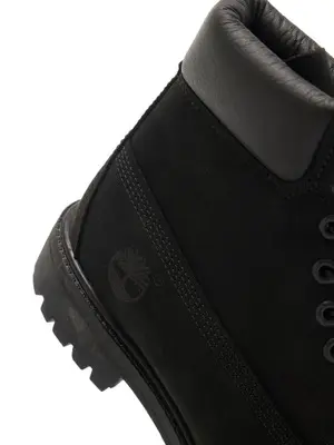 Timberland Panelled Suede Ankle Boots - Black