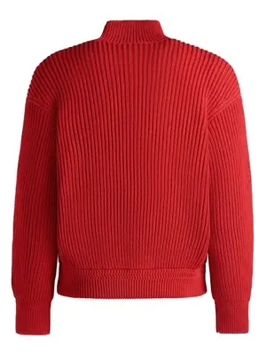 Bally High-neck Ribbed-knit Jumper