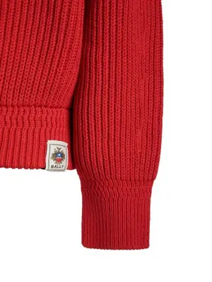 Bally High-neck Ribbed-knit Jumper