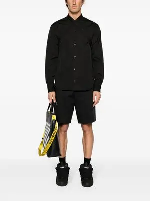 Off-White Duchesse-collar Cotton Shirt - Black